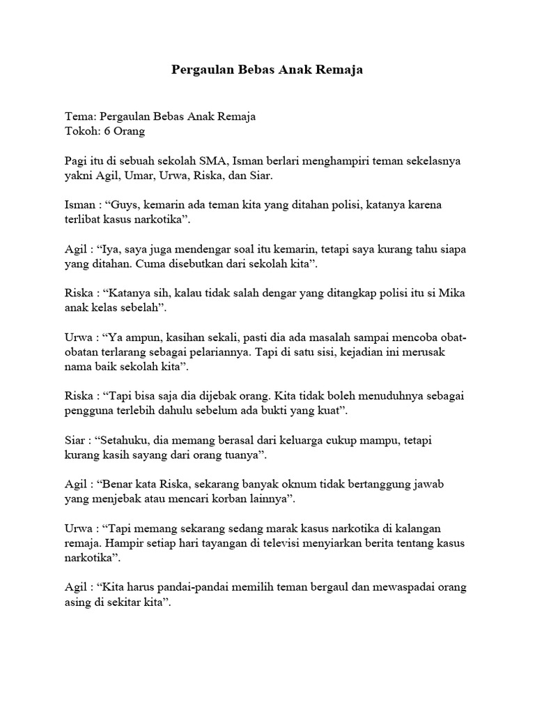 Naskah Drama Anya | PDF