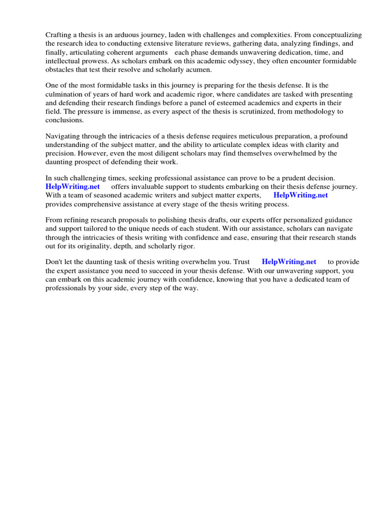 Uw Thesis Defence | PDF | Thesis