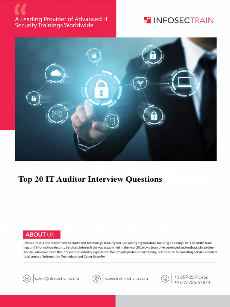 Top 20 IT Auditor Interview Questions | PDF | Information Security | Audit