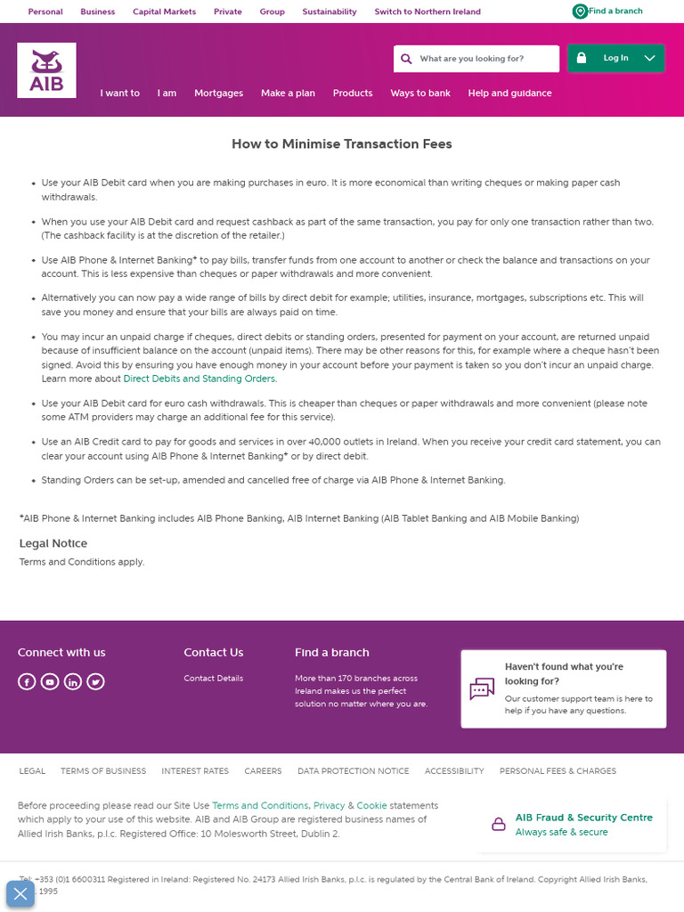 How To Minimise Transaction Fees | PDF | Business | Law
