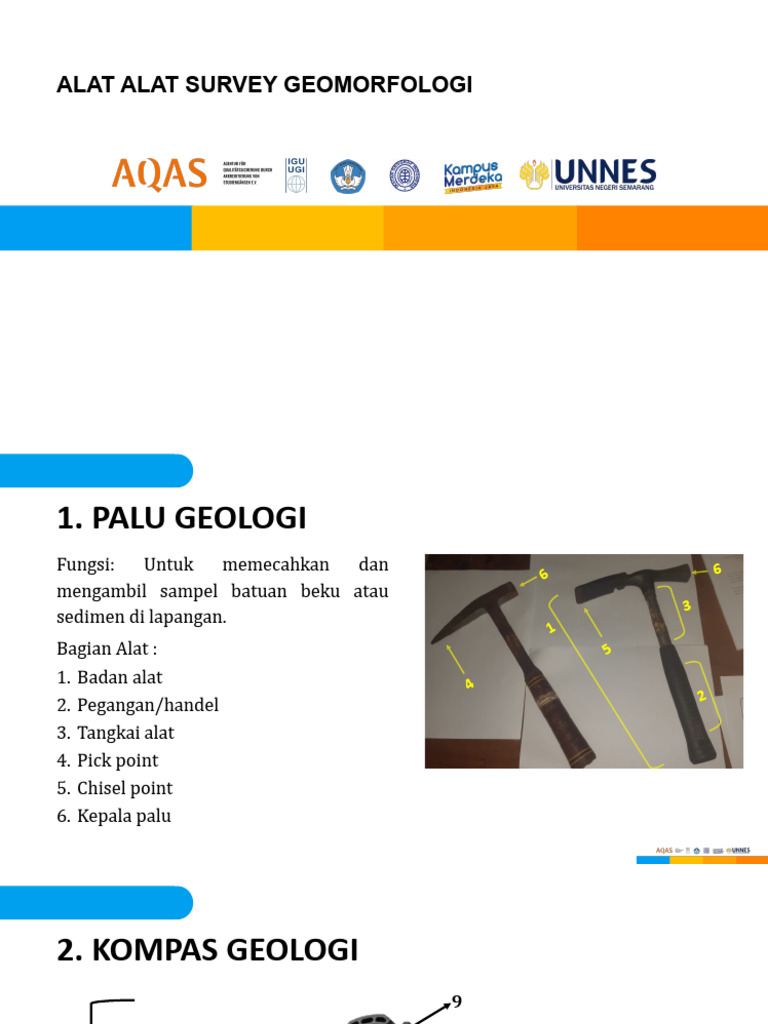 Alat Survey Geomorfologi dan Fungsinya | PDF