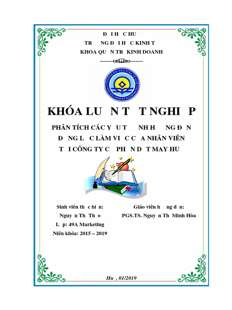 123doc Luan Van Kinh Te Phan Tich Cac Yeu To Anh Huong Den Dong Luc Lam Viec Cua Nhan Vien Tai C ...