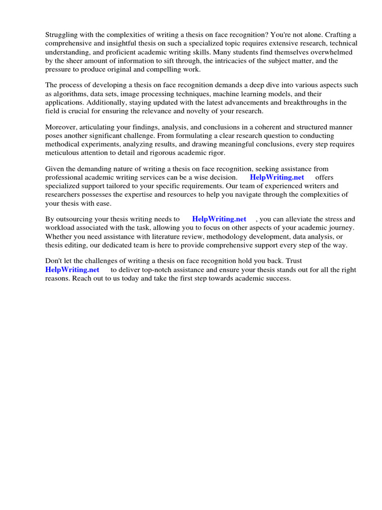 Face Recognition Thesis 2014 | PDF Face Recognition Thesis 2014 | PDF