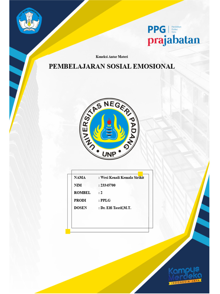 Koneksi Antar Materi - Wesi Kenali Kemala Sirikit (23345700) | PDF