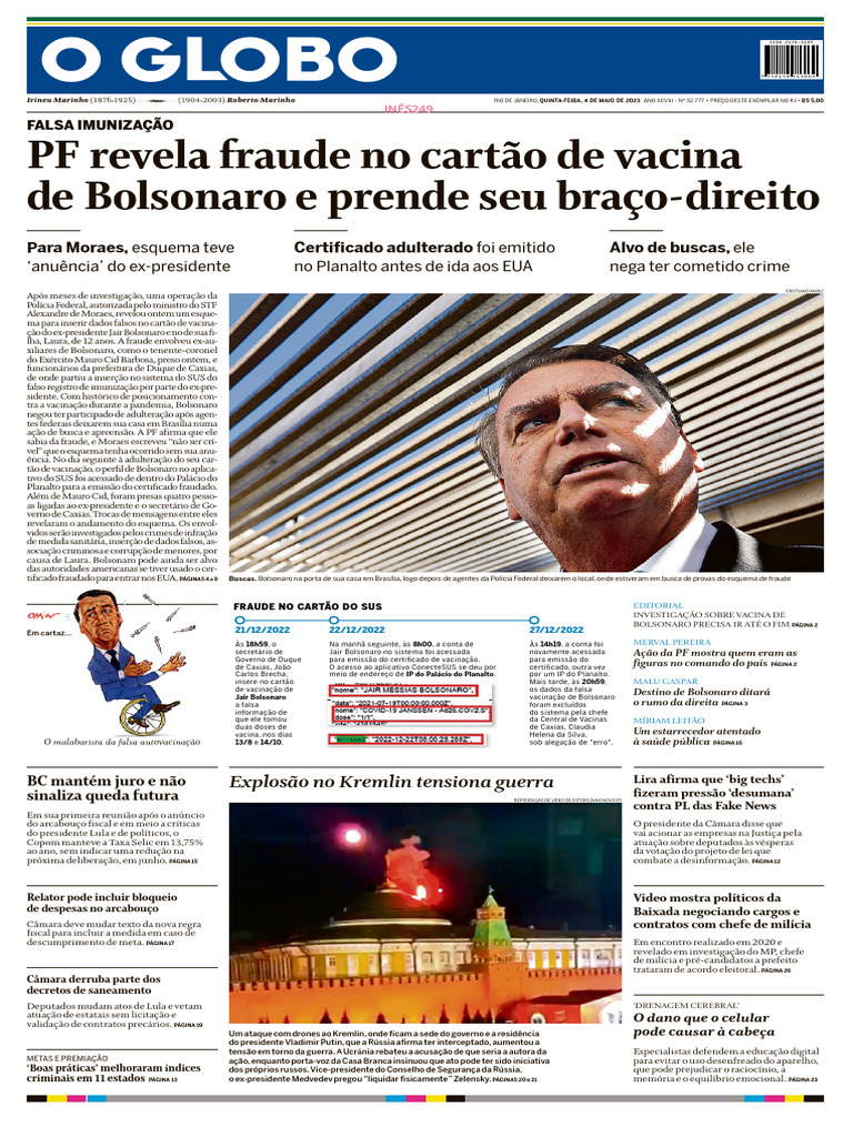 O Globo 040523 | PDF