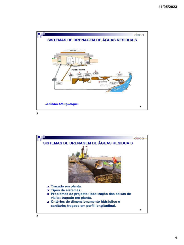 Sistemas de Drenagem: Guia Técnico | PDF | Casa e Jardim | Computadores