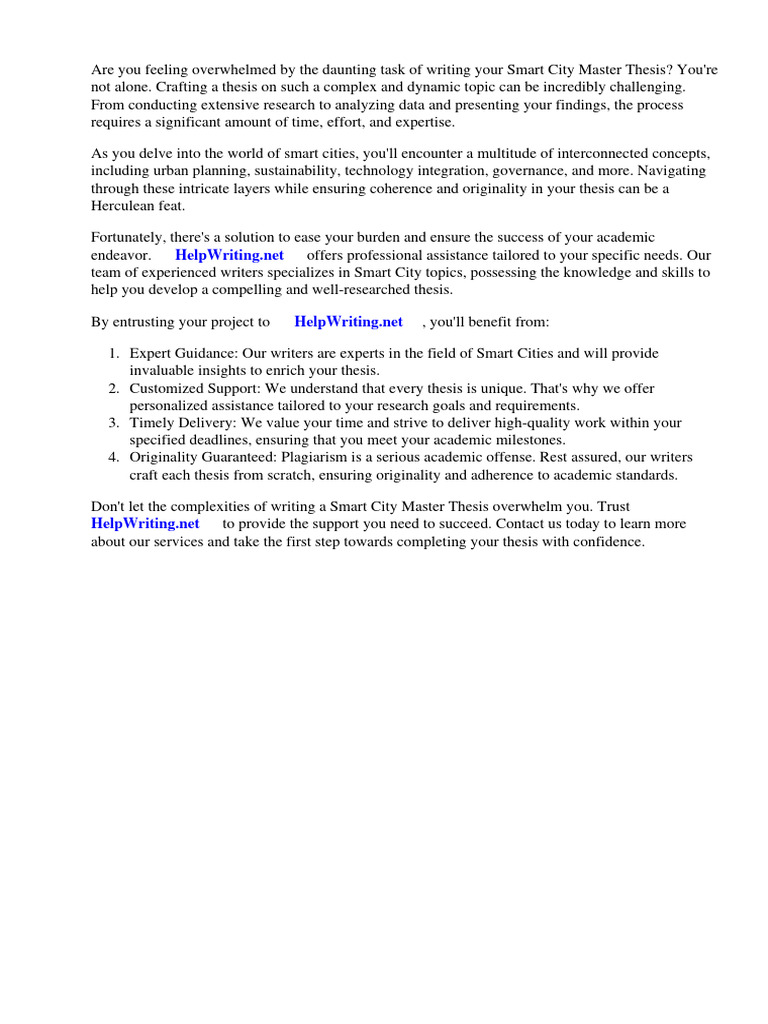 Smart City Master Thesis | PDF | Internet Of Things | Computer Network