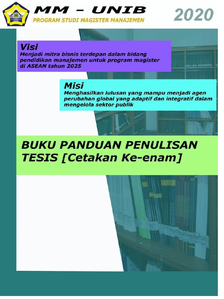 Format Penulisan Tesis dan Proposal | PDF | Komputer | Teknologi & Rekayasa