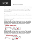 Posiciones Cadavéricas | PDF | Términos anatómicos de ubicación ...