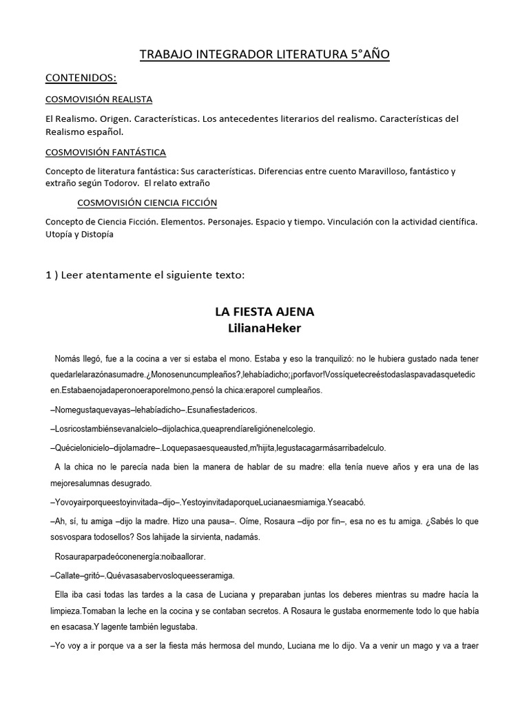 TP Integrador 5to Año 2021 | PDF