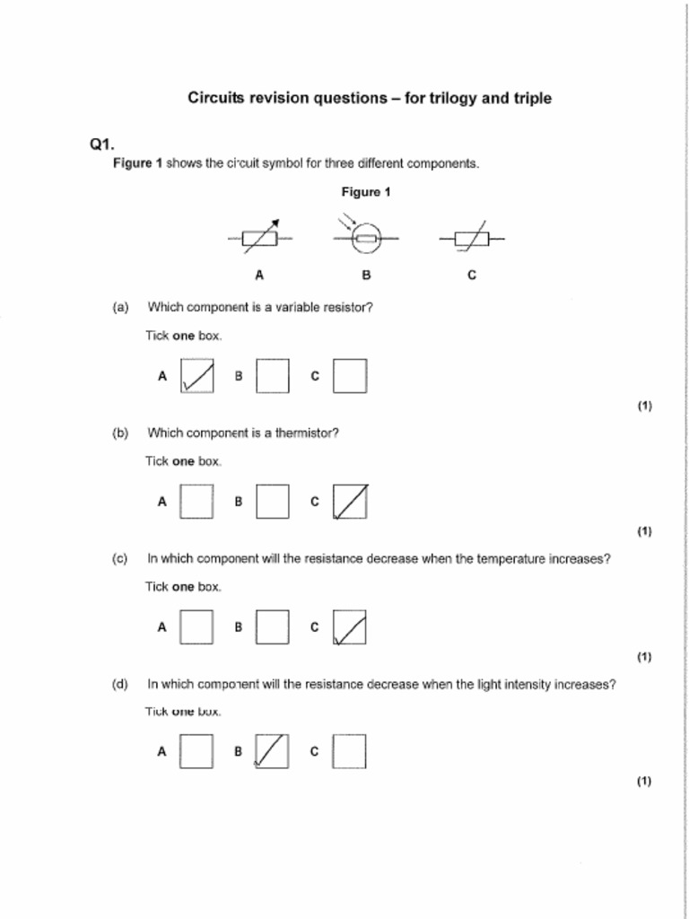 Electric Circuits PPQAs Trilogy and Seperate | PDF