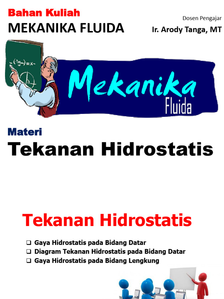 Mekanika Fluida - Materi Tekanan Hidrostatis | PDF | Metode & Bahan Ajar | Sains & Matematika