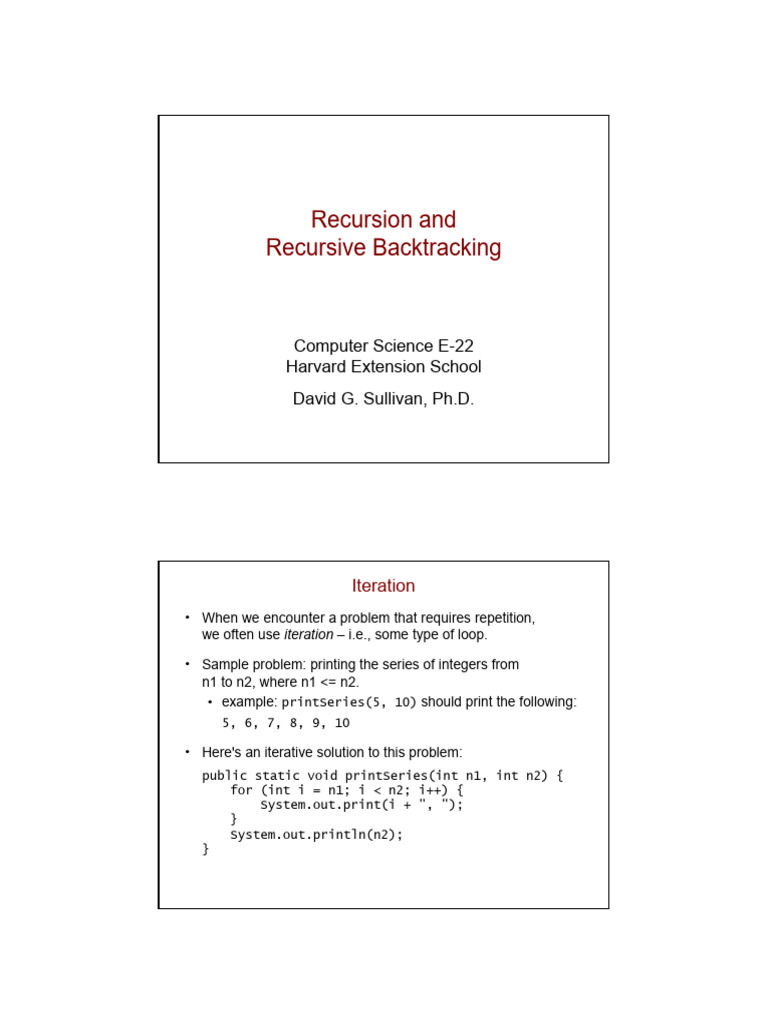 02 Recursion | PDF
