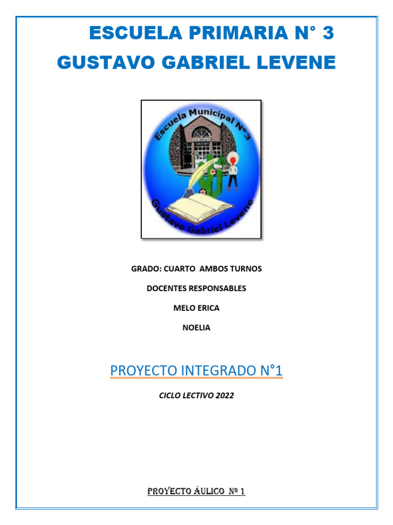 4 Grado Proyecto 1 | PDF
