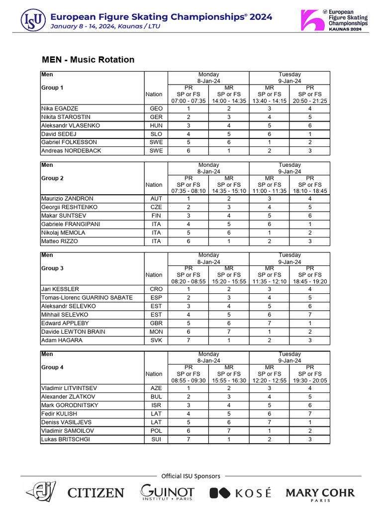 EC2024 MusicRotationAll | PDF