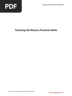 List of Practicals AS and A Level - Physics | PDF