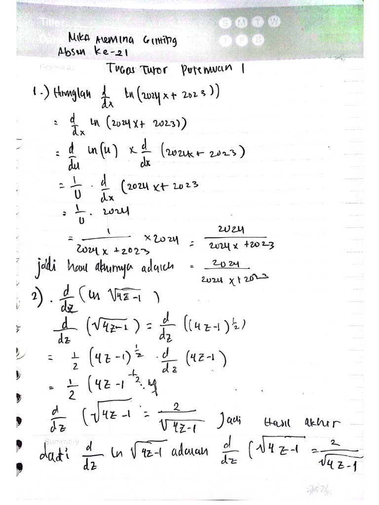 Mika Alemina Ginting 21 T01 | PDF