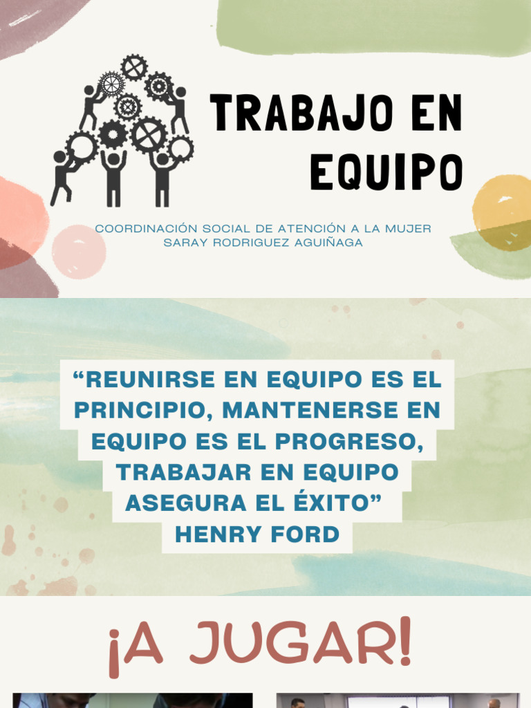 Reflexiones sobre Trabajo en Equipo | PDF | Relaciones personales ...