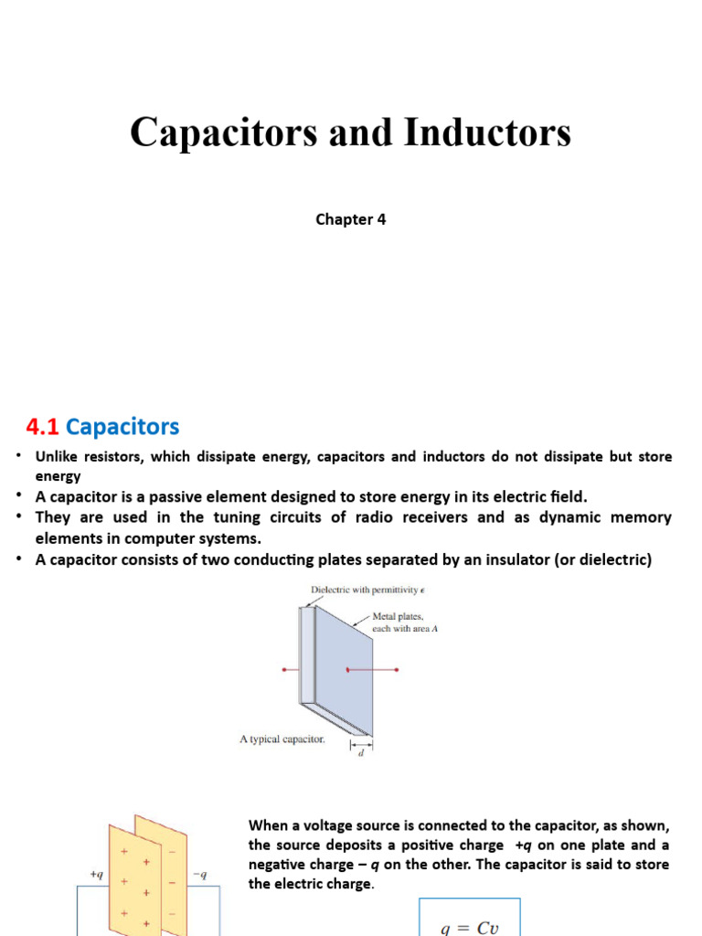 EENG 225 Chapter 4 | PDF | Capacitor | Electrical Network