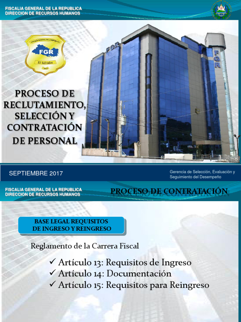 Proceso de Reclutamiento Seleccion y Contratacion de Personal 2017 | PDF | Gestión de recursos ...