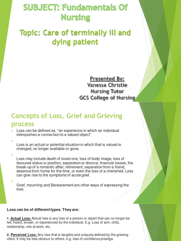 Care of Terminally Ill-1 | PDF