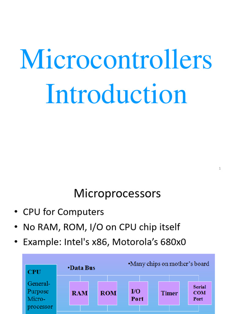 UNIT IV Microcontrollers 8051 | PDF UNIT IV Microcontrollers 8051 | PDF