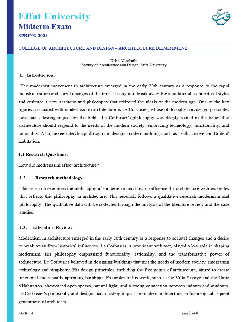 Midterm - Template Updated - Spring 2024 Dalia Aslobaihi | PDF