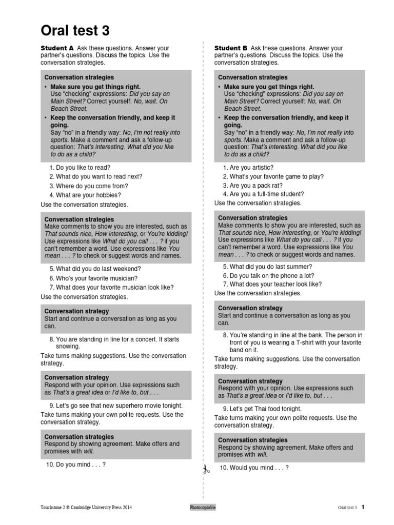 OT3 Conversation Strategies Guide | PDF