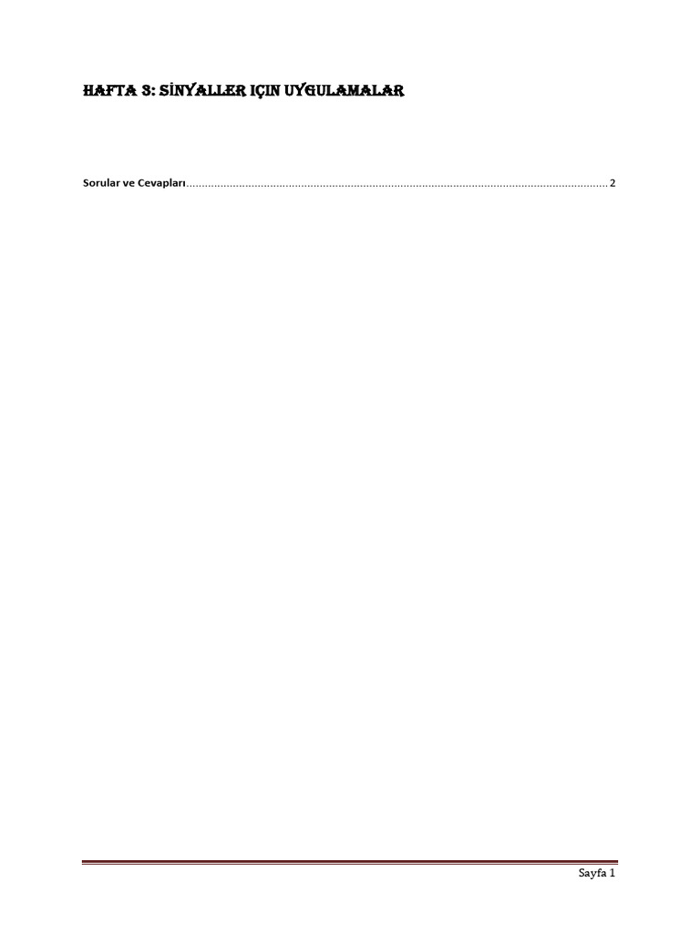 Hafta3 AcikDers | PDF