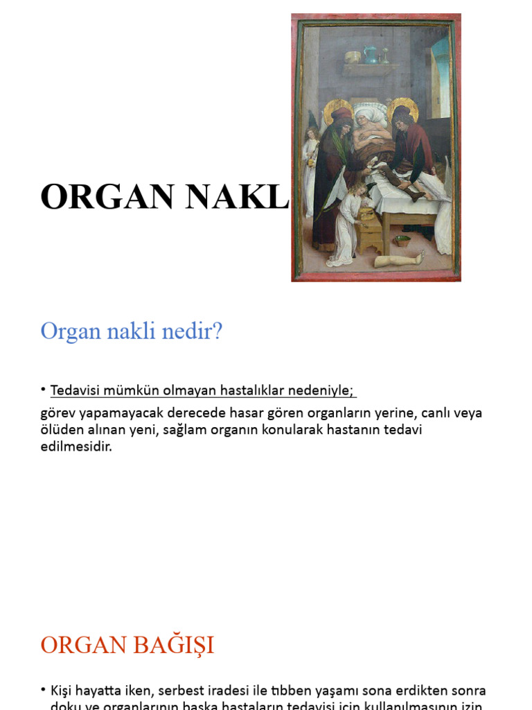 5 Ders Organ Nakli | PDF
