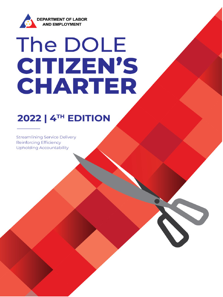 The DOLE Citizen's Charter 2022 | PDF | Employment | Licensure