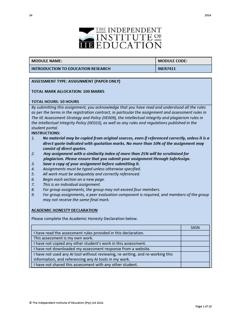 Reasearch Assignment 1 | PDF | Theory | Hypothesis