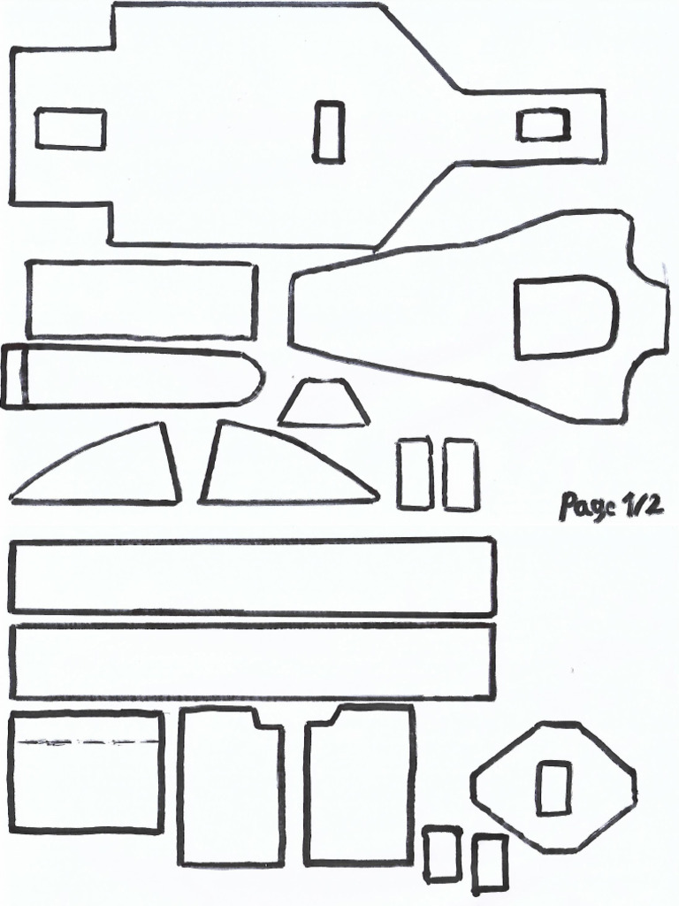 F1 Car Blueprint | PDF