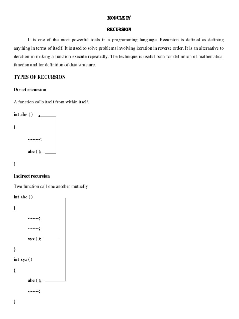 Module IV | PDF