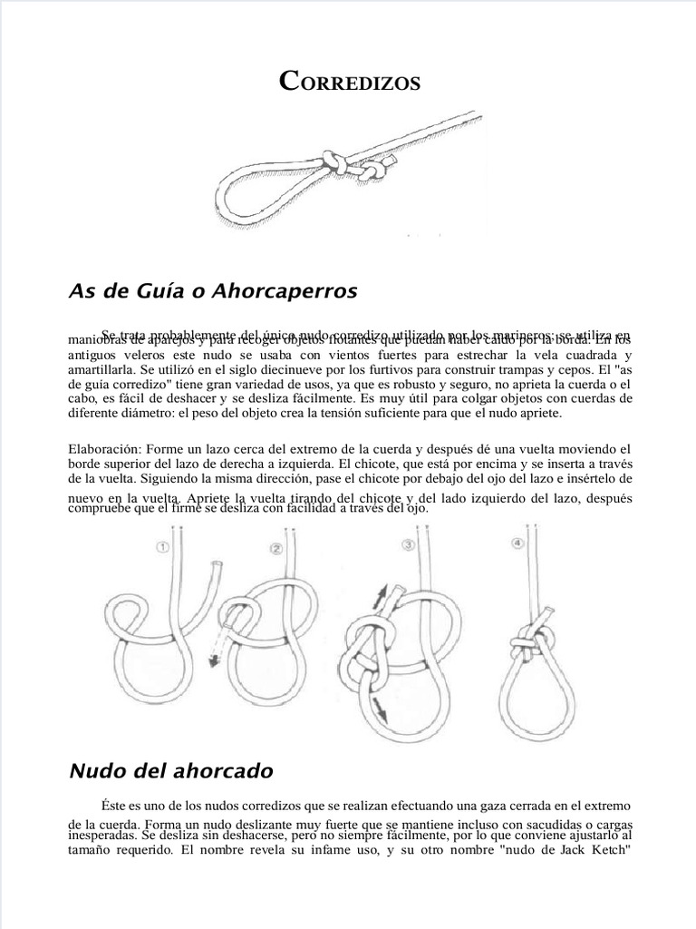 manual de nudos | PDF | Nudo | Cuerda
