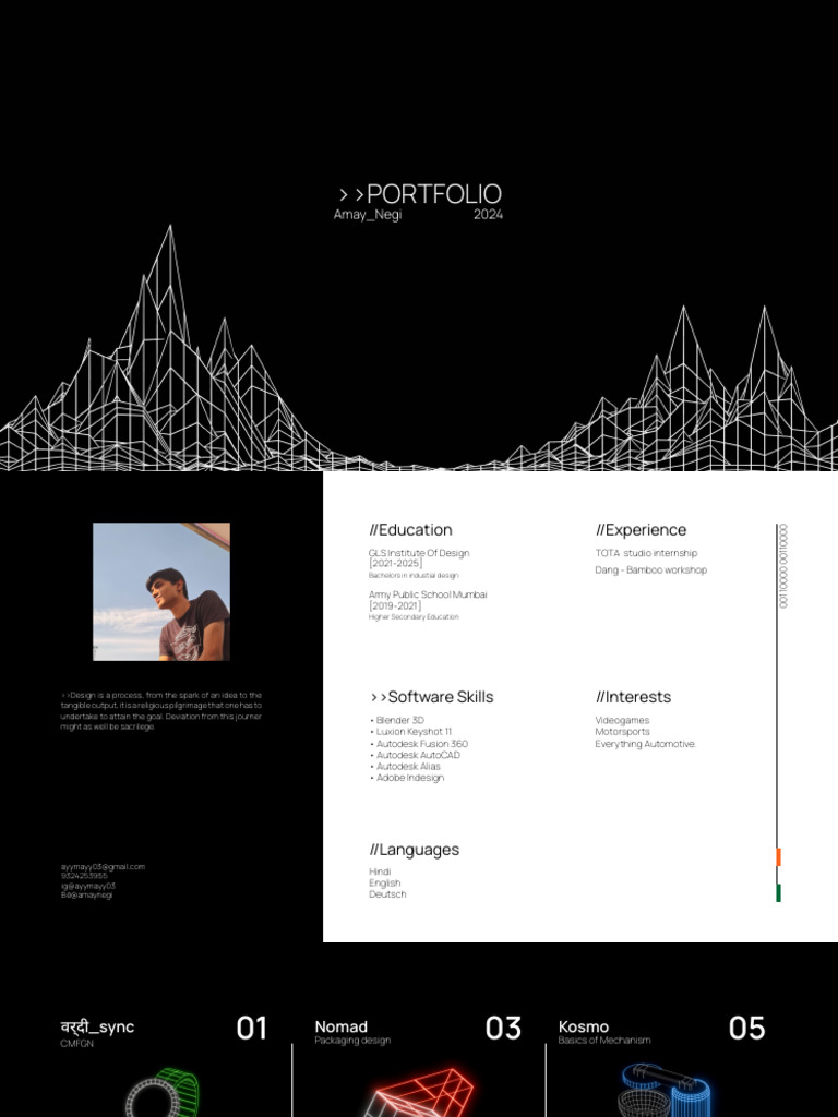 Industrial Design Portfolio 2024 | PDF