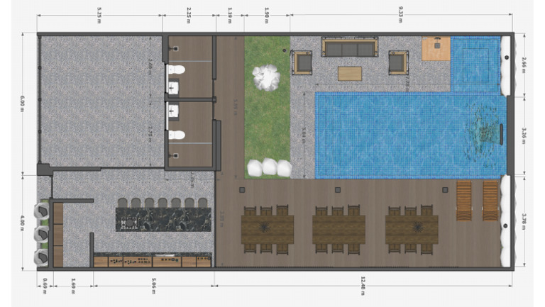 PLANO PALAPA-ALBERCA 10X20 | PDF