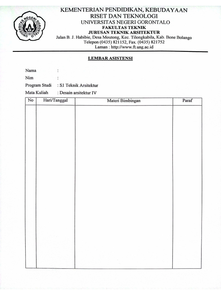 Lembar Asistensi DA4 | PDF