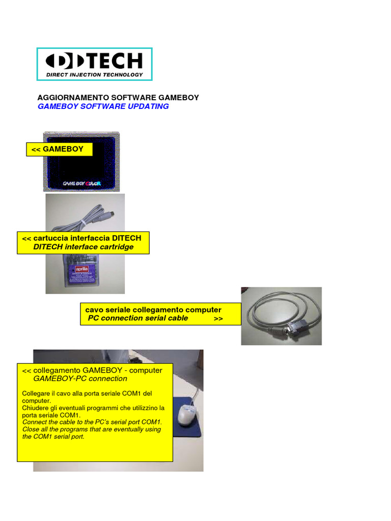 Istruzioni Gameboy REL2 | PDF