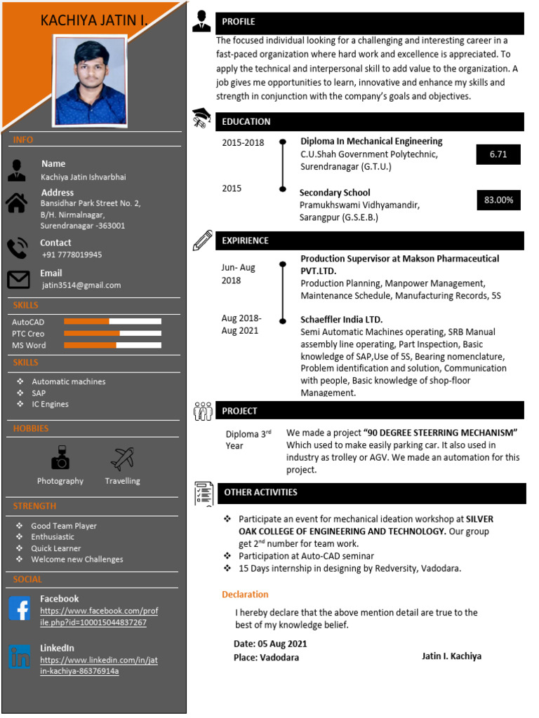 Jatin Resume | PDF | Learning