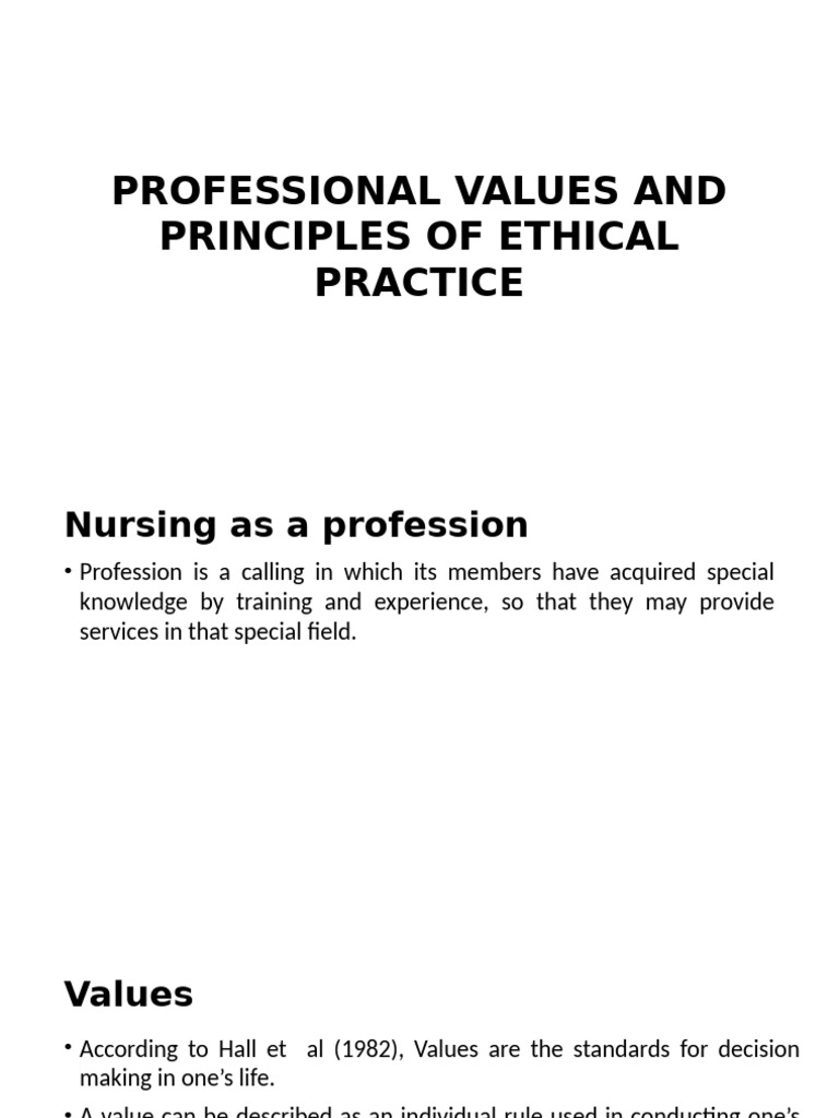 3-6.professional Values and Principles of Ethical Practice - Tagged ...