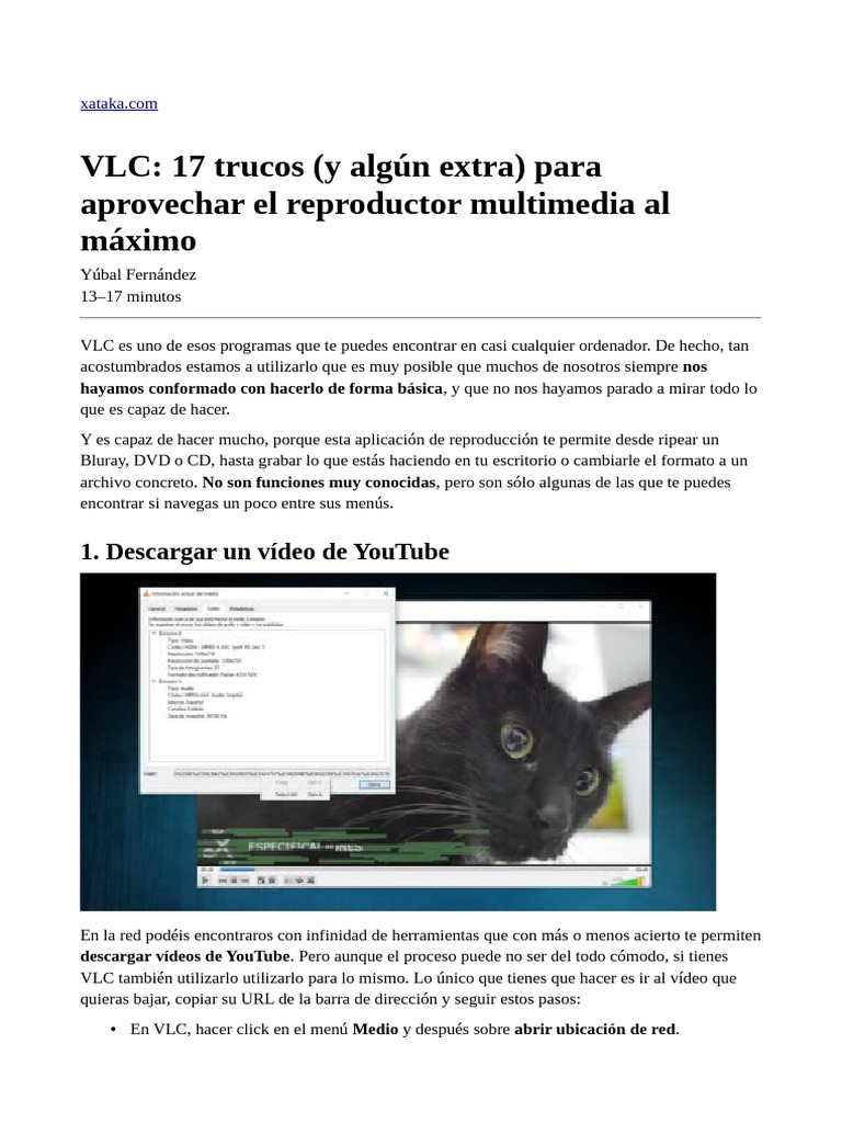 Qué Puedes Hacer Con VLC | PDF | Hogar, jardinería y bricolaje | Informática