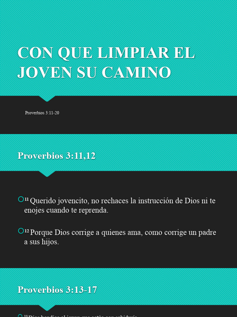 Con Que Limpiar El Joven Su Camino | PDF