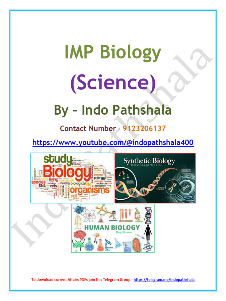 IMP Biology | PDF | Blood | Red Blood Cell