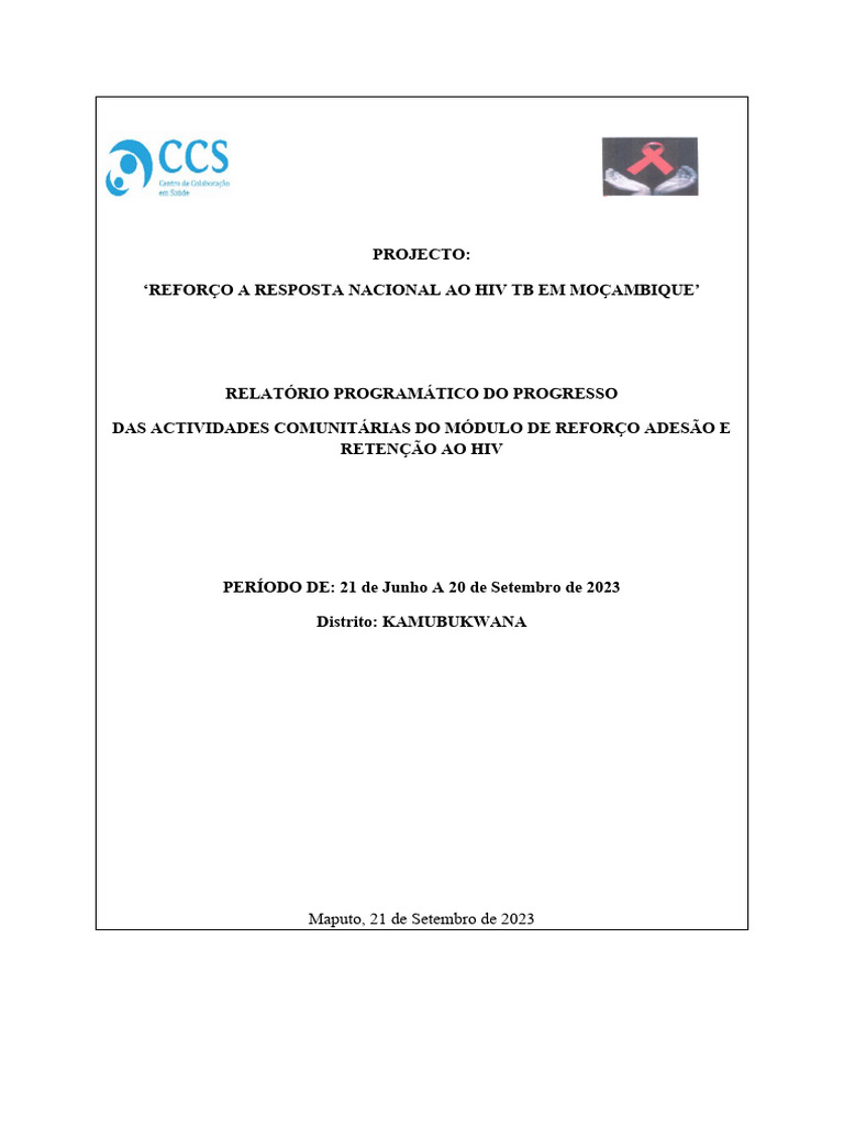 Relatório de APSS - Hixikanwe - QIII 2023 - 045103 | PDF