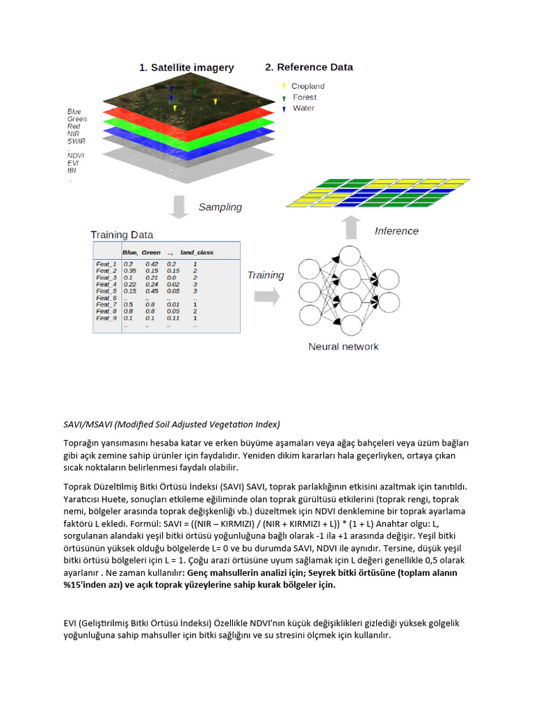 SAVI/MSAVI (Modified Soil Adjusted Vegetation Index) | PDF