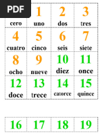 Números del 300 al 399 en letras | PDF