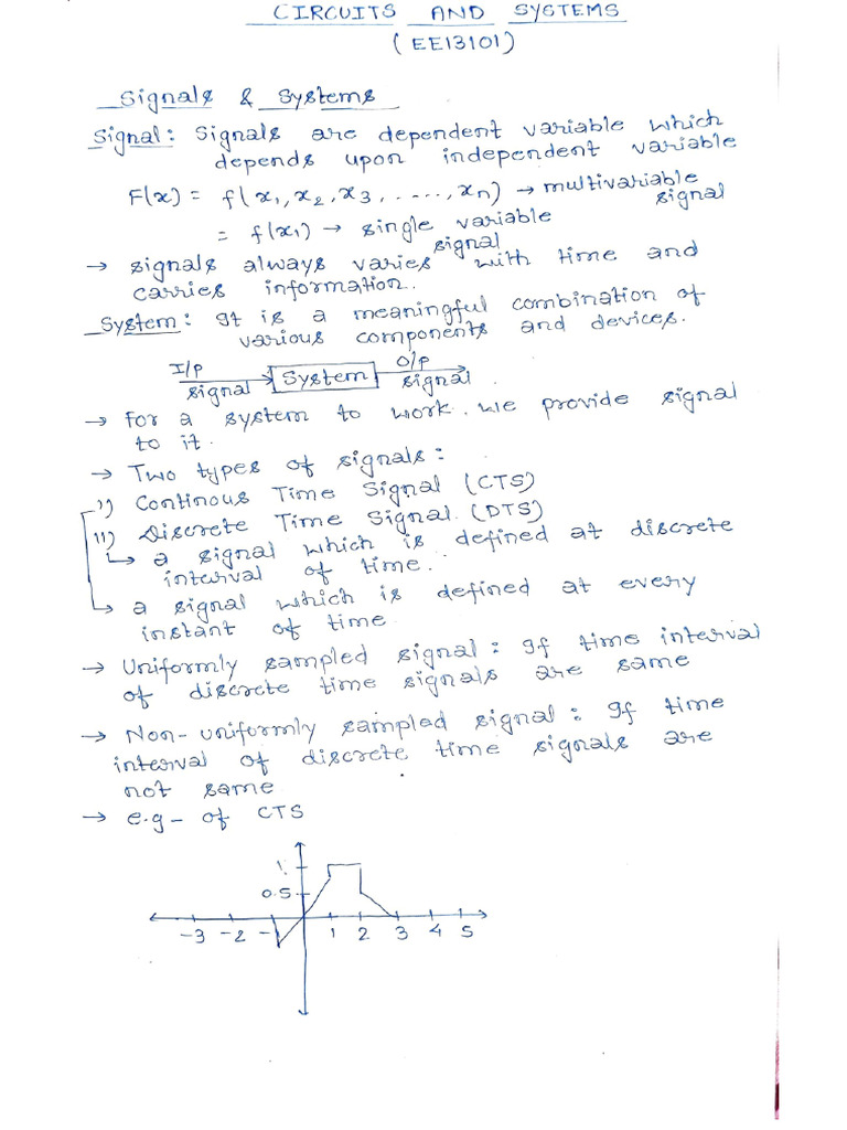 Signals and Systems | PDF