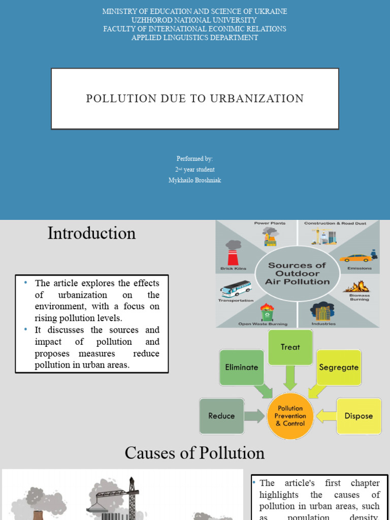 Presentation | PDF | Sustainability | Pollution