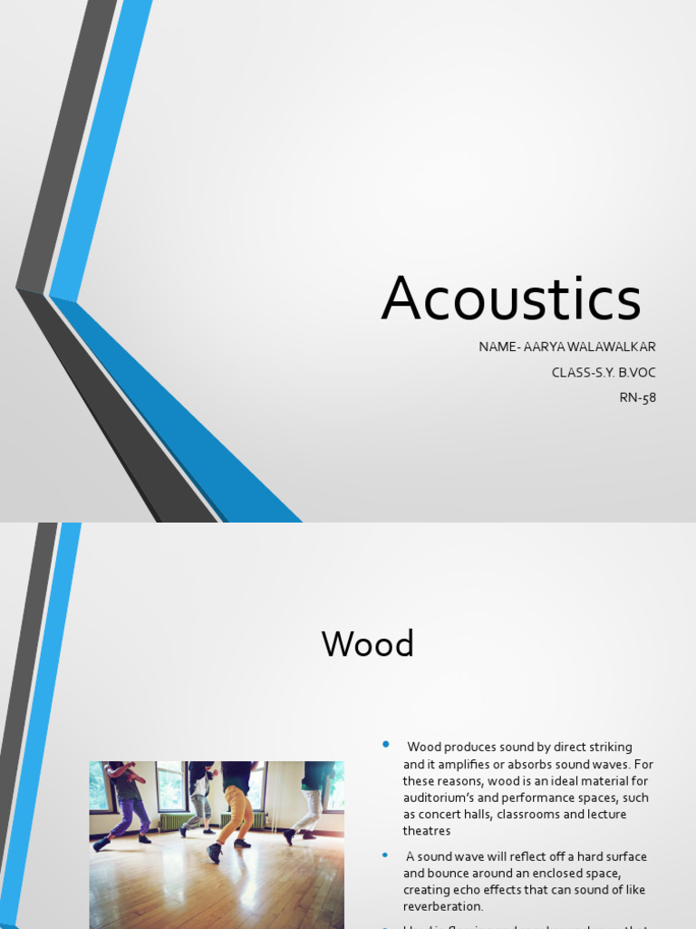 Acoustics Report | PDF